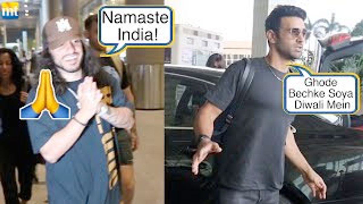 International Rapper Rush doing Namaste when he reaches India, 'Ghode ...