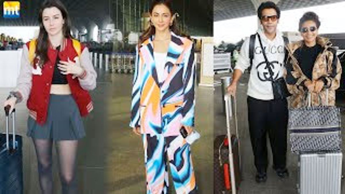 Gorgeous Giorgia Andriani, Chhatriwali Rakul Preet, Rajkummar Rao with ...