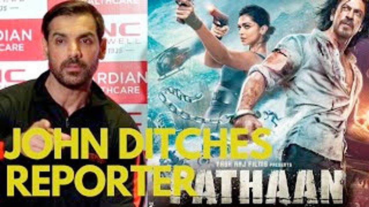 MUST WATCH! John Abraham DITCHES Reporter on Pathaan questions 3 TIMES