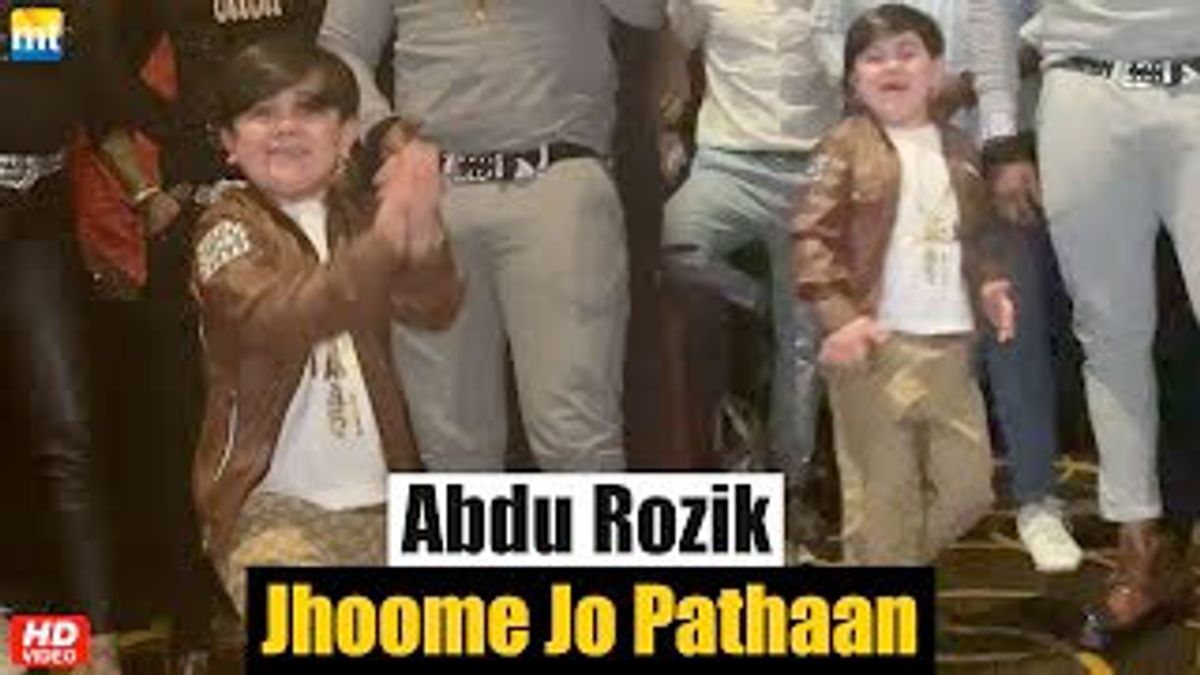 Abdu Rozik's Dhamakedar Hook Step Of Shah Rukh Khan's Jhomme Jo Pathaan ...