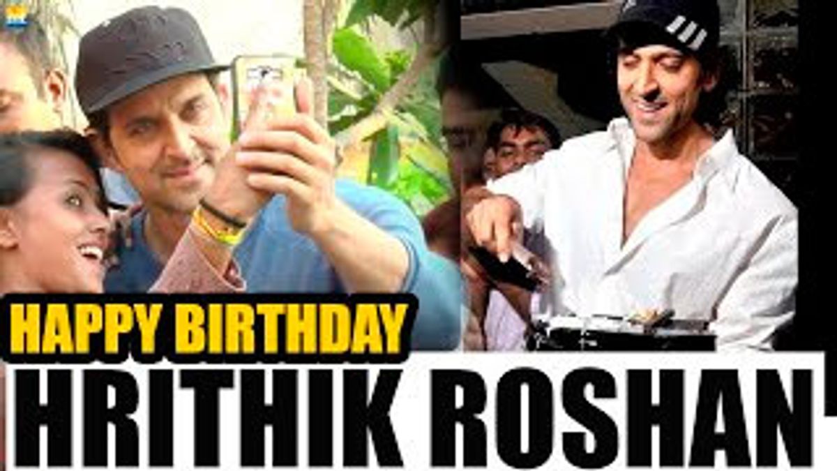 Hrithik Roshan's Grand Birthday Celebration With Fans - FLASHBACK Video