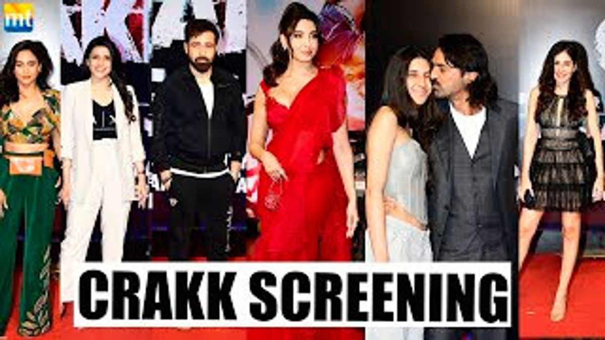 CRAKK Screening With Nora Fatehi, Emraan Hashmi, Arjun Rampal, Mannara ...