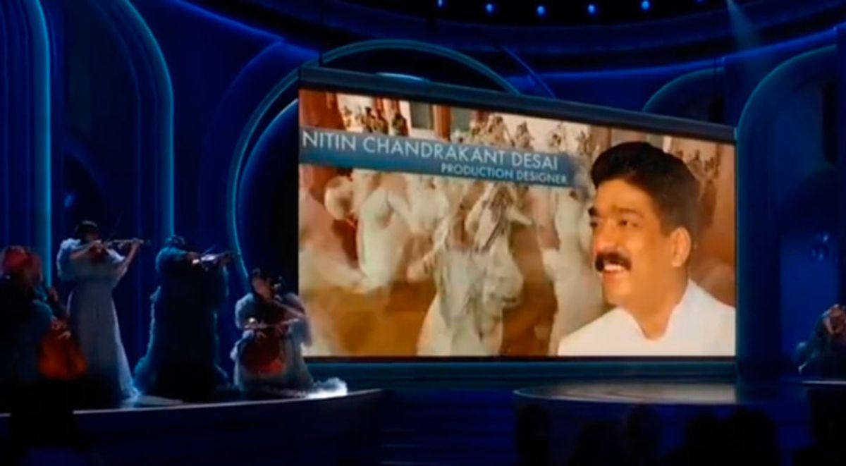 Indian Art Director Nitin Desai Honoured By The Oscars in the Memoriam Segment