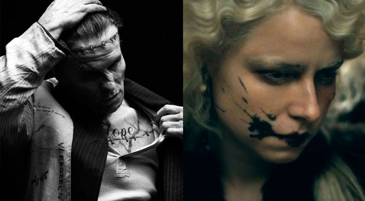 The Bride First Look: Christian Bale As Frankenstein and Jessie Buckley ...