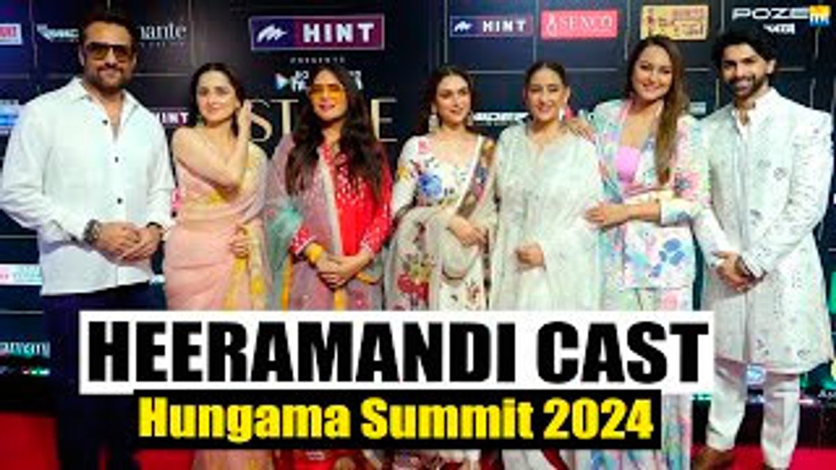 Heeramandi Cast Arrives To Attend Bollywood Hungama Style Icons Summit ...