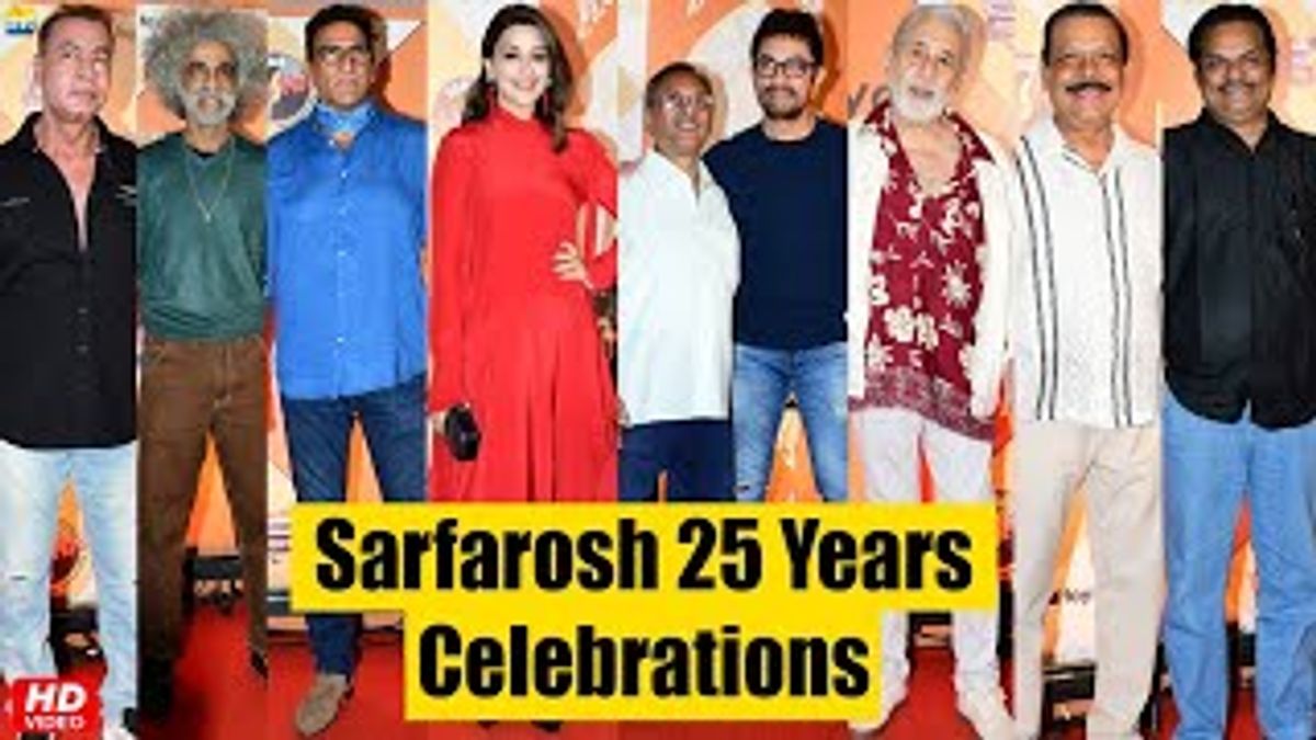 SARFAROSH 25 Years Celebrations With Aamir Khan, Sonali Bendre, Naseeruddin Shah, Mukesh Rishi ...