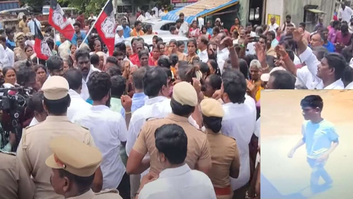 ஆரம்பாக்கம் சிறுமி பாலியல் வன்கொடுமை சம்பவம்; அதிமுகவினர் போராட்டம்