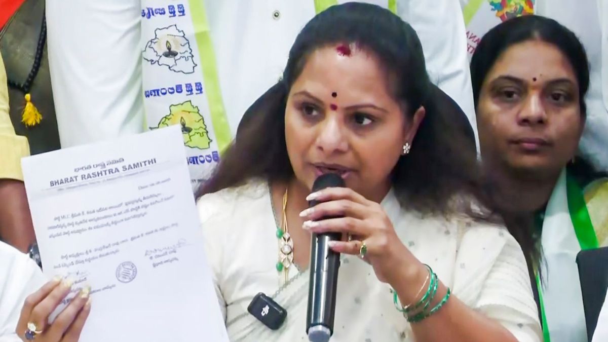 K Kavitha quits father's party day after suspension, resigns from MLC post