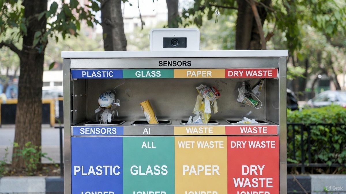 AI-enabled ‘BinPro’ smart bin launched in Bengaluru to boost waste ...