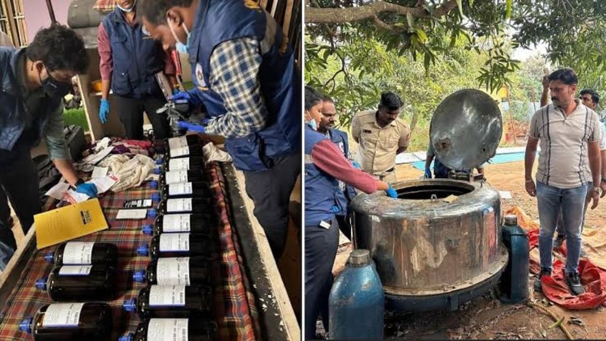 ₹55.88 crore drug factory busted in Bengaluru: Maharashtra ANTF seizes ...
