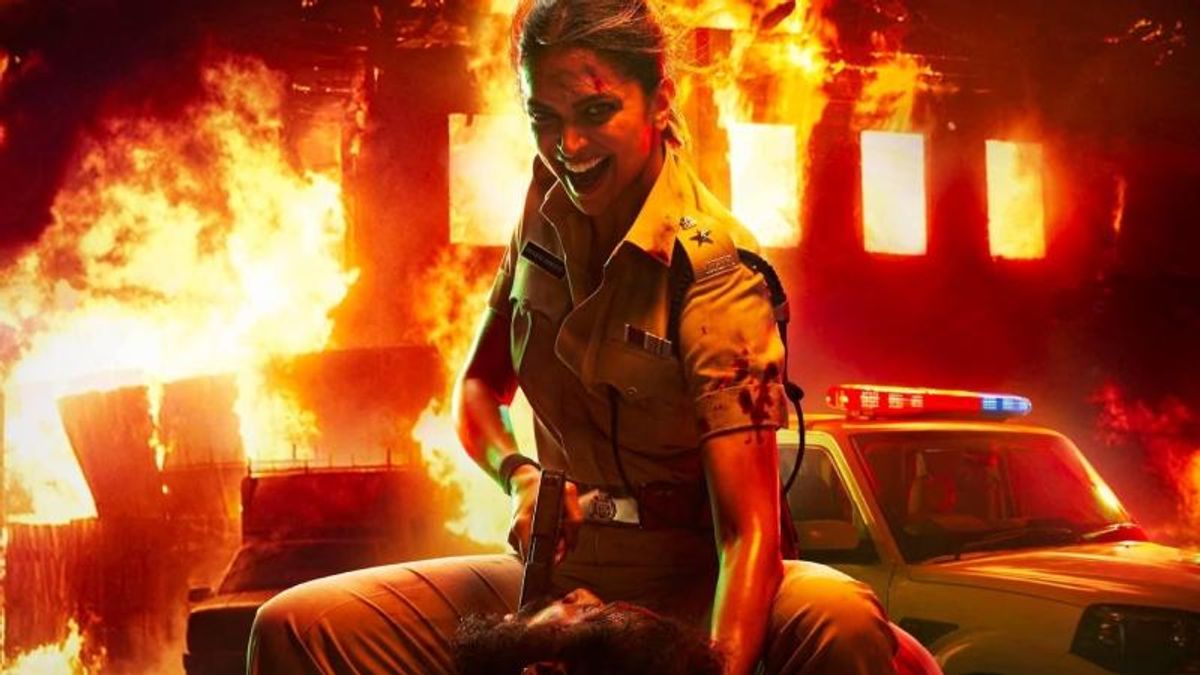 Deepika Padukone is sizzling as Lady Singham in first look poster