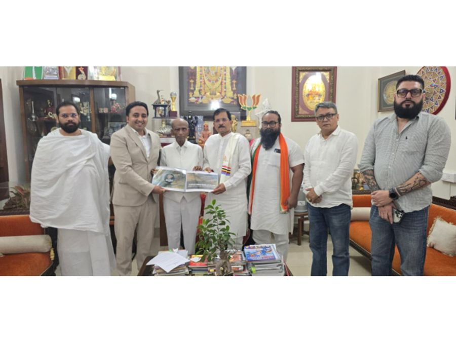 Digant Sharma Meets Union Minister Shripad Naik to Present Project SAKSHAM - A National Drive ...