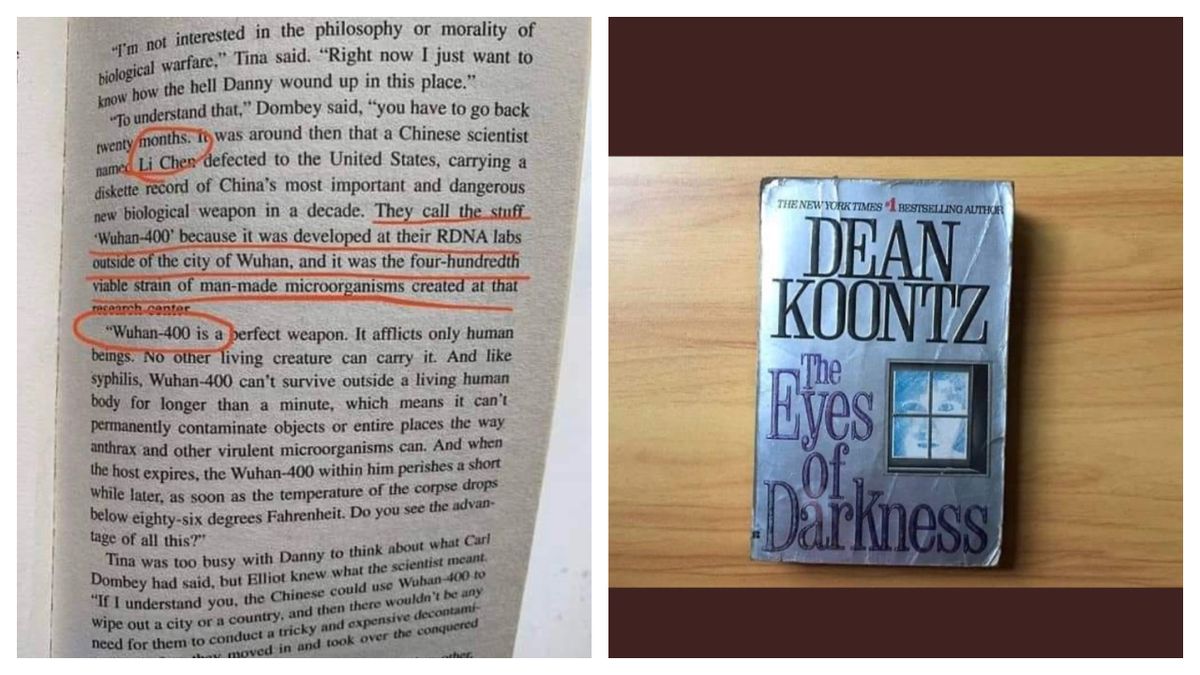 1981 Fiction Novel Predicted â€˜Coronavirus Outbreakâ€™ As 'Perfect ...