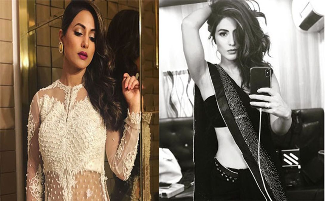 Bigg Boss 11 finalist Hina Khan enters pool shares bikini pics