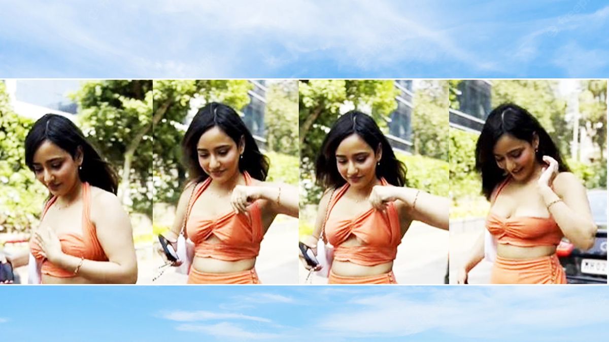 Oops moment : Neha Sharma इस लुक में oops मूमेंट की हुईं शिकार! वीडियो वायरल