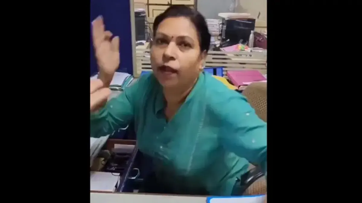 ‘Fumed over query’, bank employee hits female customer; watch