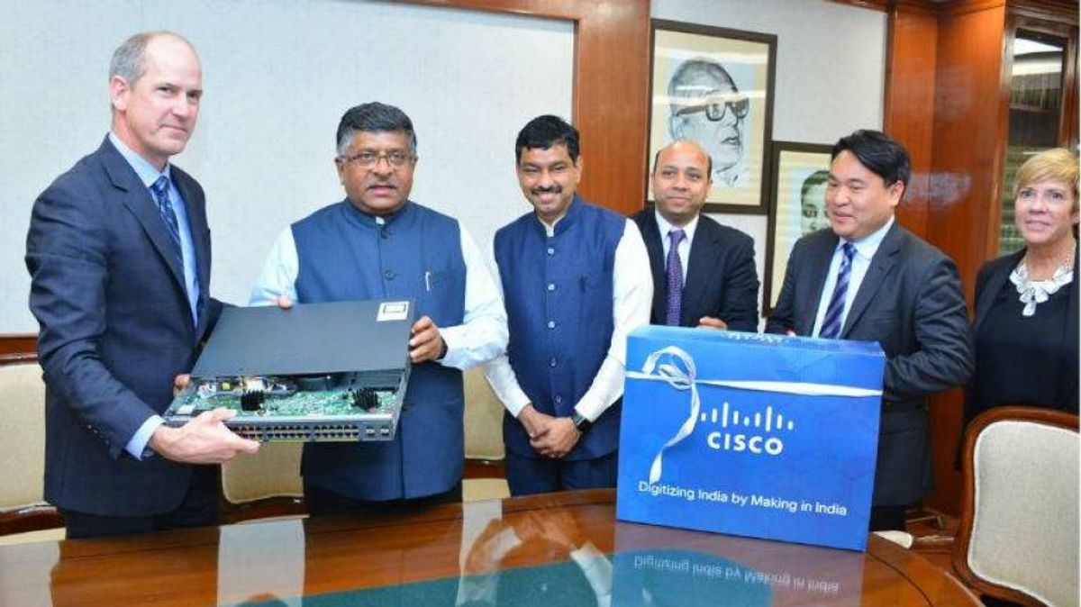 Cisco unveils first 'Made in India' product