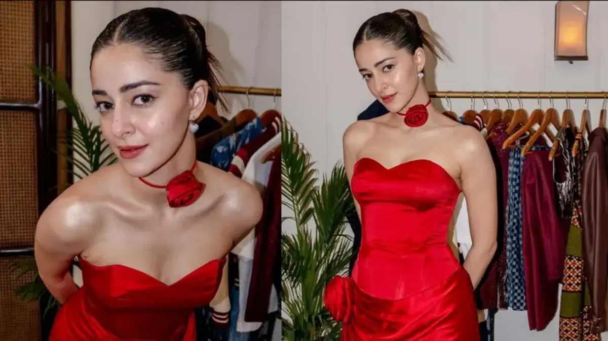 Ananya Panday turns 'red hot', mesmerised fans playfully tease 'Bae' with 'Riyan Parag'