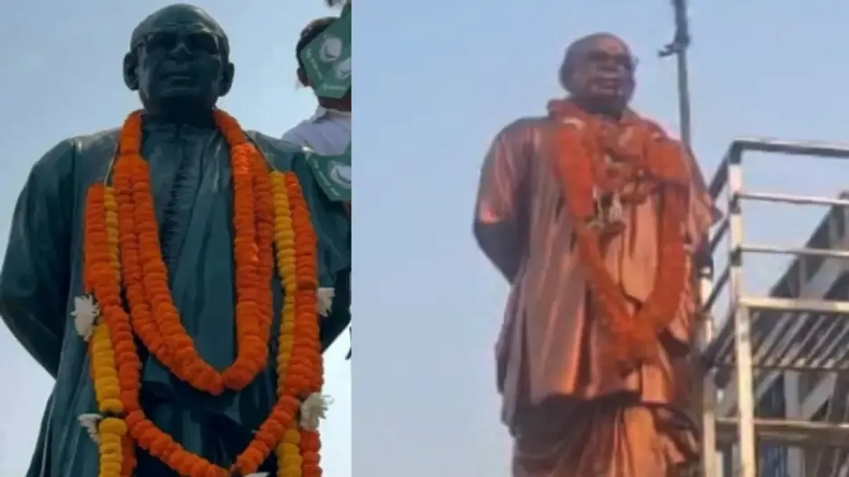 Who changed colour of Biju Patnaik’s statue in Cuttack? CMC clueless