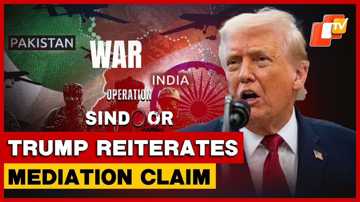 Trump Repeats Claim of Halting India-Pak War, Says ‘8 Aircraft Were ...