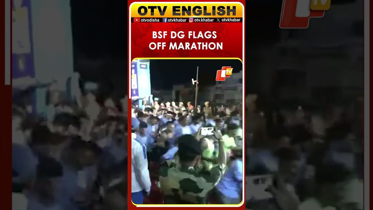 DG Daljit Singh Chaudhary Kicks Off Jammu Marathon At BSF HQ In Grand Ceremony