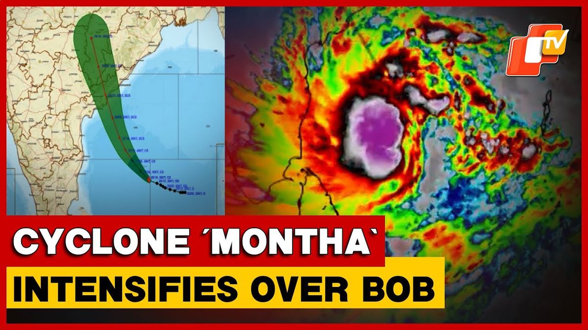 Cyclone Montha To Intensify Into Severe Cyclonic Storm Before Landfall ...