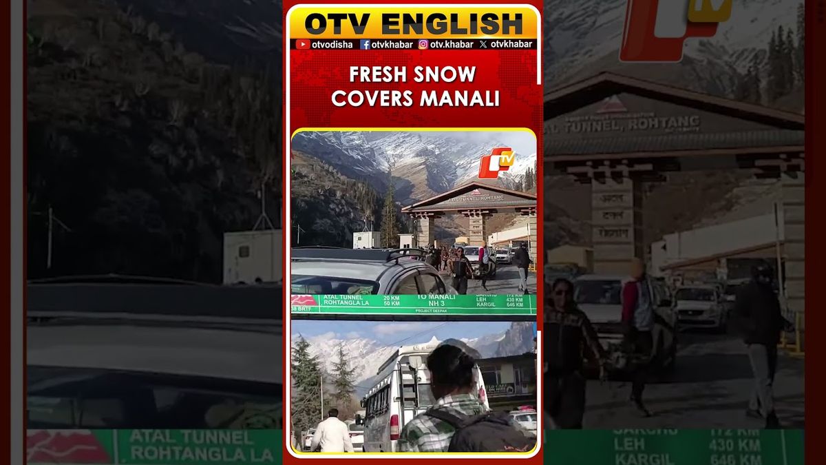 Fresh Snowfall Covers Manali Mountains, Attracts Tourists | OTV