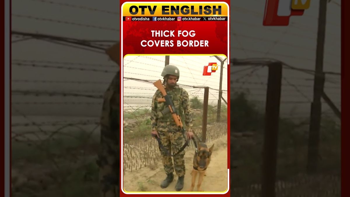 Fog Covers India-Pakistan Border In Jammu And Kashmir