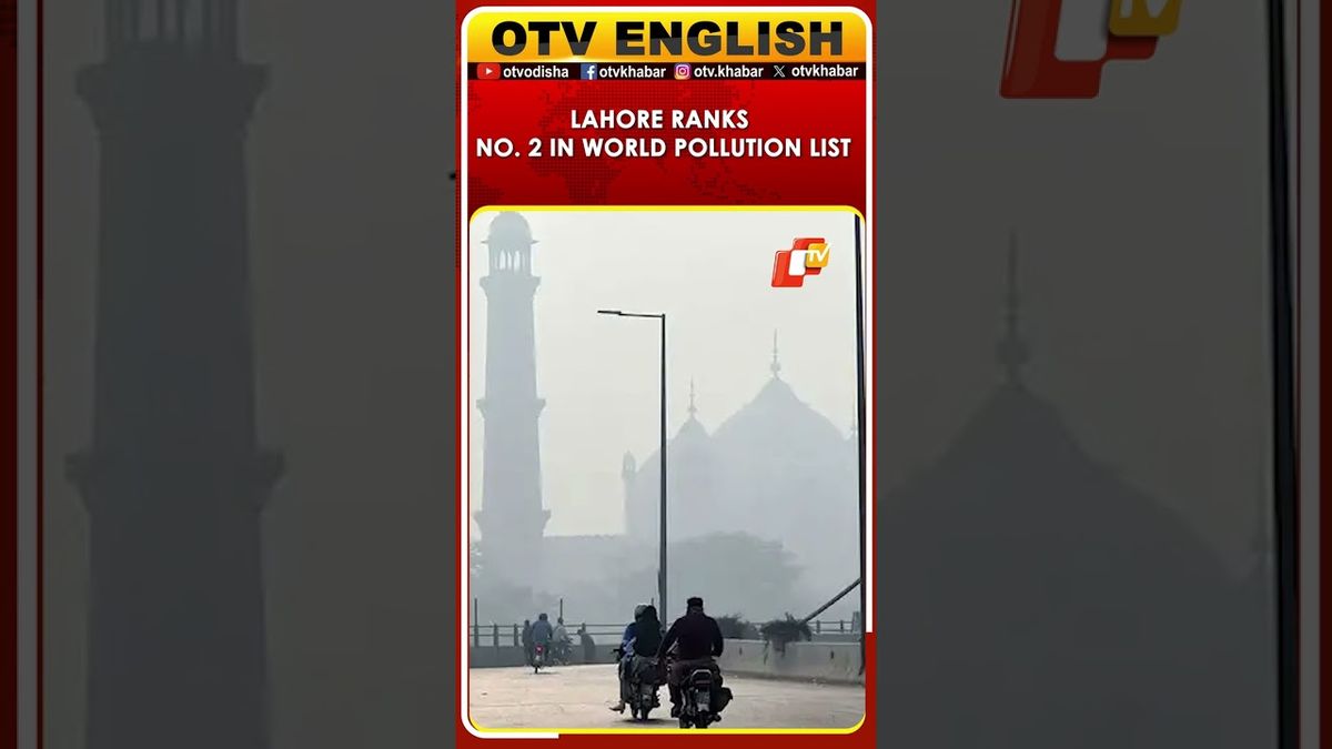 Pakistan’s Lahore Among World’s Worst Cities For Air Quality