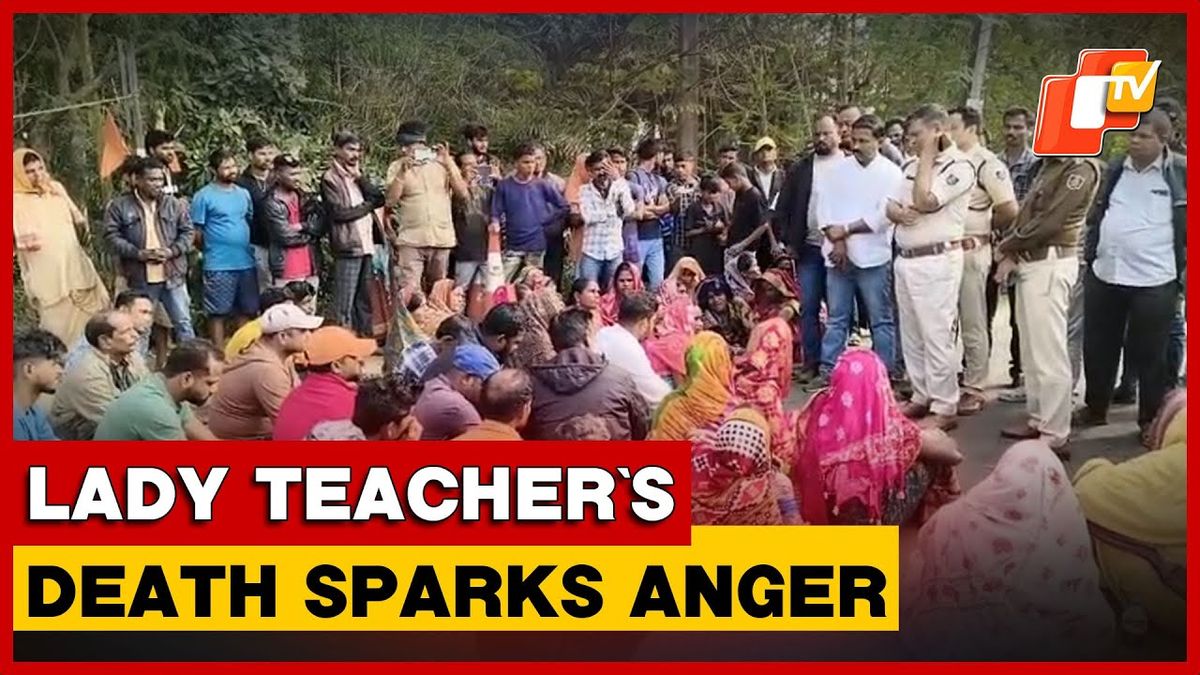Odisha Lady Teacher’s Death: Locals Gherao Police Station, Block Road ...
