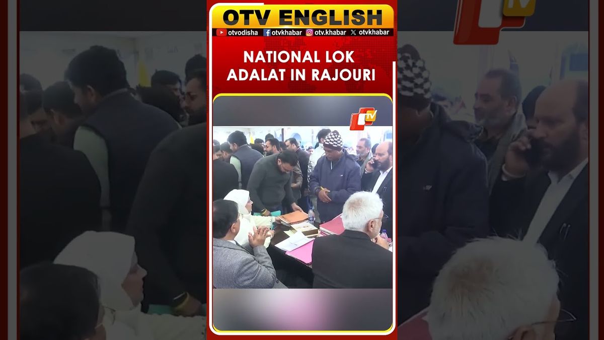 J&K: National Lok Adalat Held Under District Legal Services Authority ...