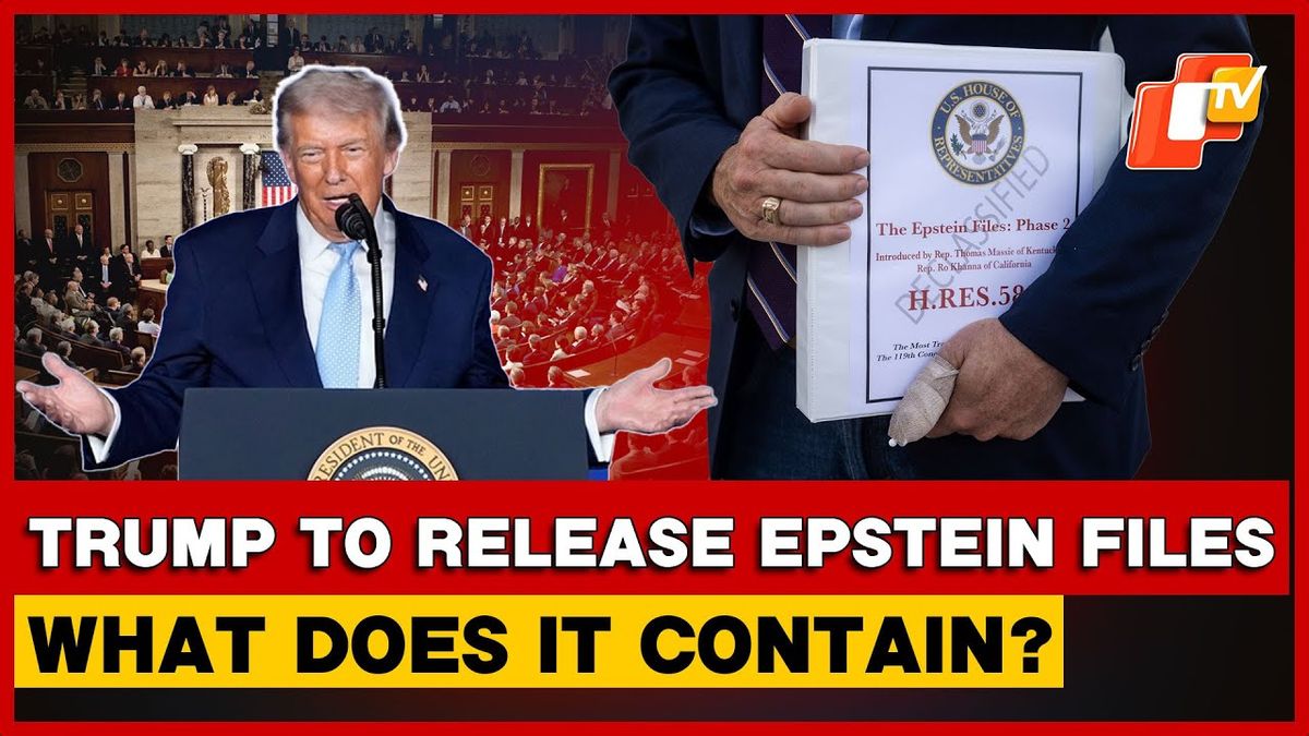 Trump Signs Bill Authorising Release Of Epstein Files; What Is It ...