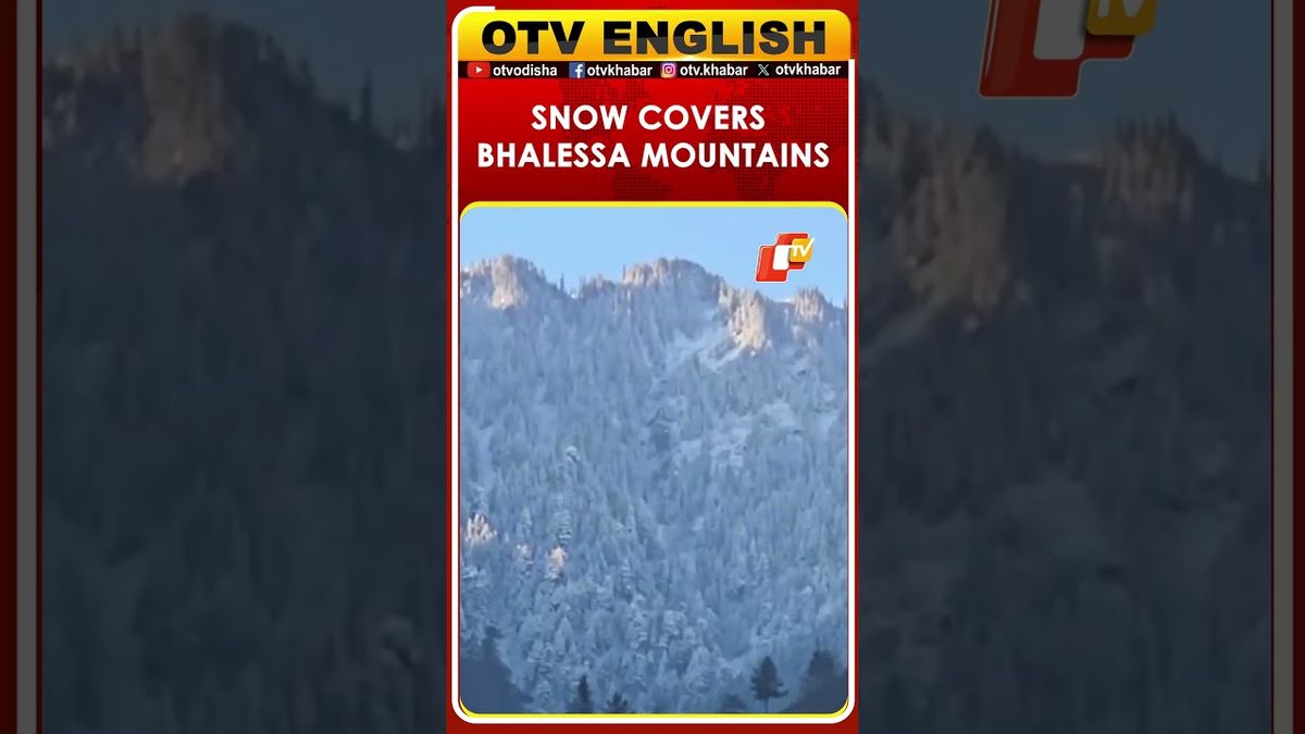 Jammu And Kashmir: Mountains Covered In Snow In Bhalessa