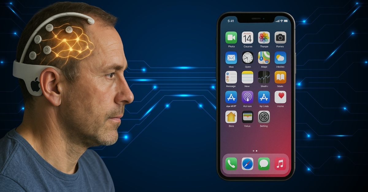 How to control iphone with Apple brain computer interface: Control ...