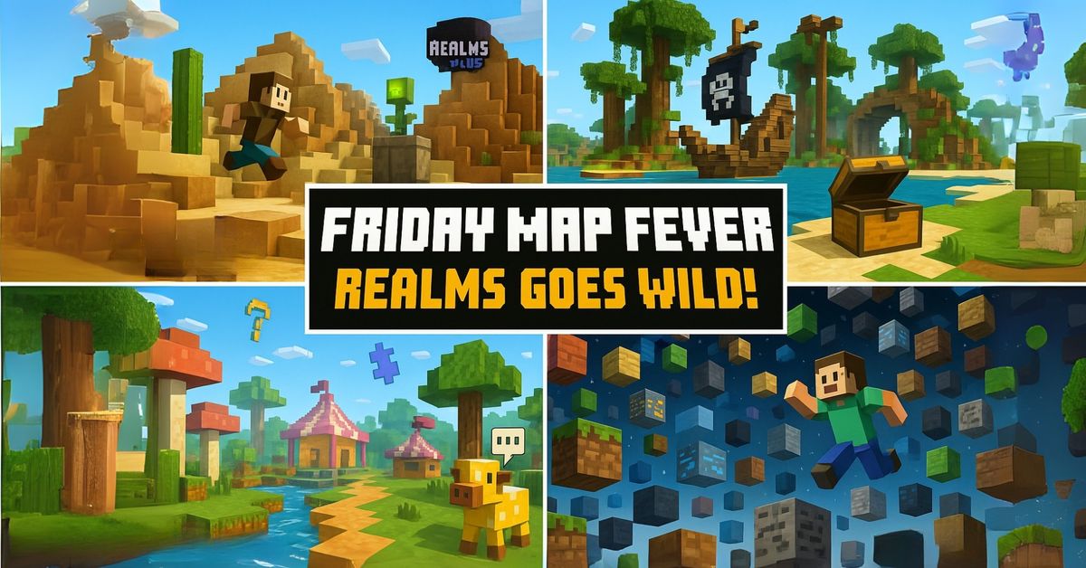 Minecraft Realms Unleashes Four Wild Maps in Friday Map Fever