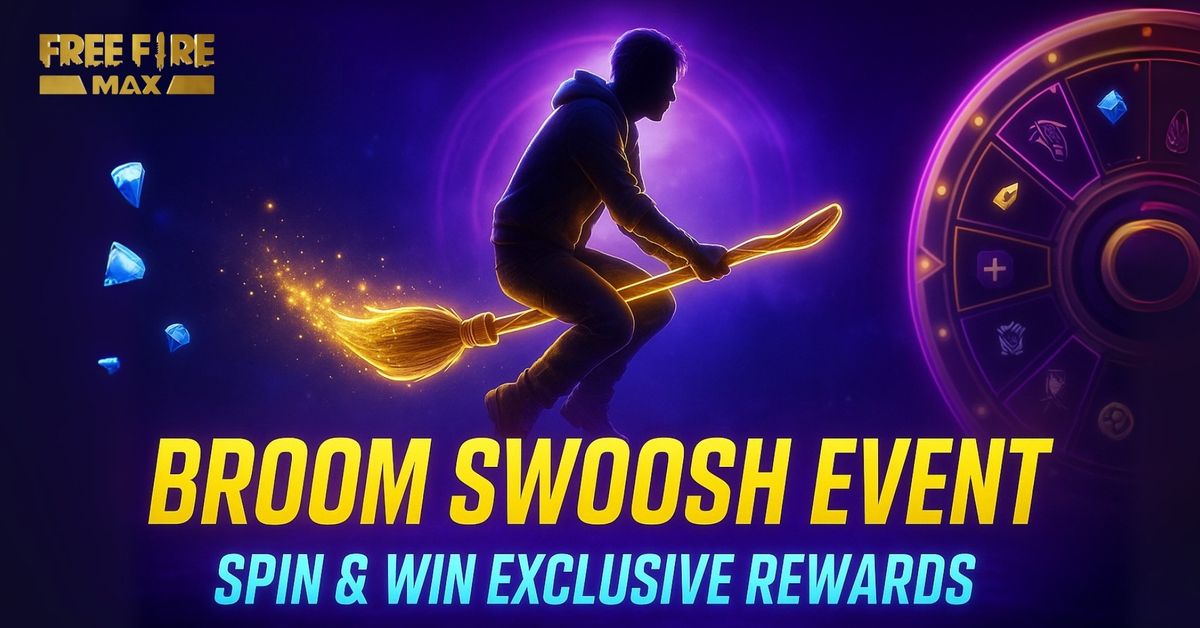 Free Fire MAX Broom Swoosh Event-How to Get Broom Swoosh Travel Emote?
