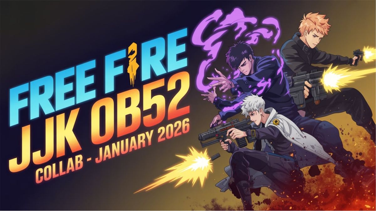 Free Fire MAX x Jujutsu Kaisen Collab Launches in January 2026 with ...