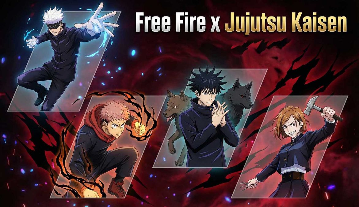 Free Fire MAX x Jujutsu Kaisen Brings Gojo Satoru and Ryomen Sukuna ...