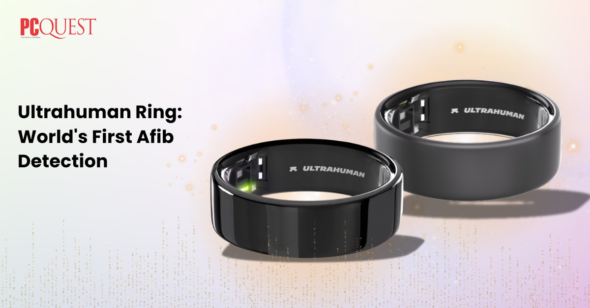 Ultrahuman Ring Detects Afib with the World's First Smart Ring Tech