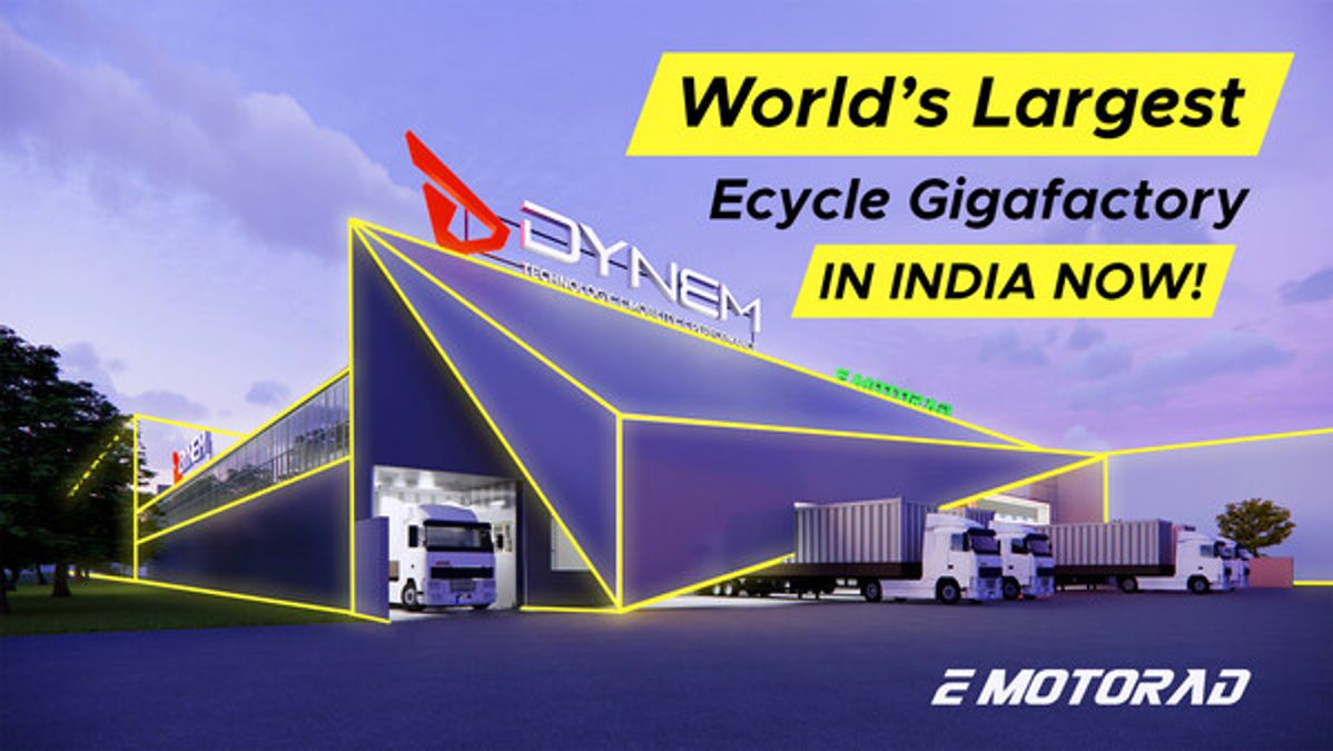 DYNEM building biggest integrated electric cycle gigafactory in India