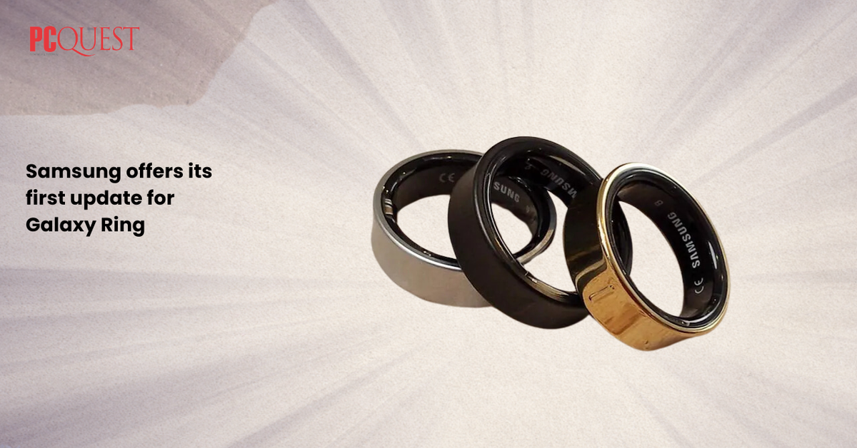 Samsung offers its first update for Galaxy Ring