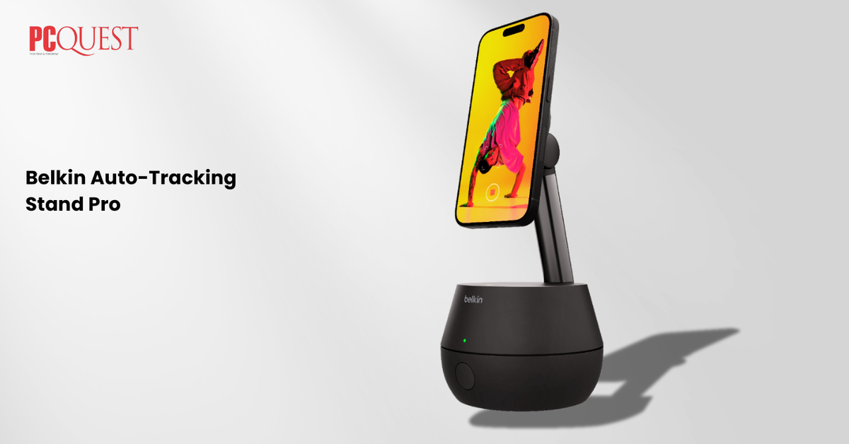 Belkin's Auto-Tracking Stand Pro for Content Creators