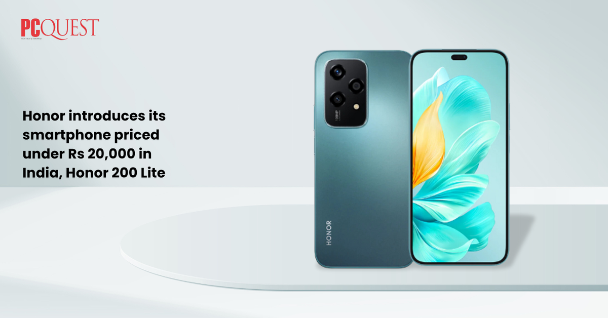 Honor launches smartphone priced under 20,000 in India: Honor 200 Lite