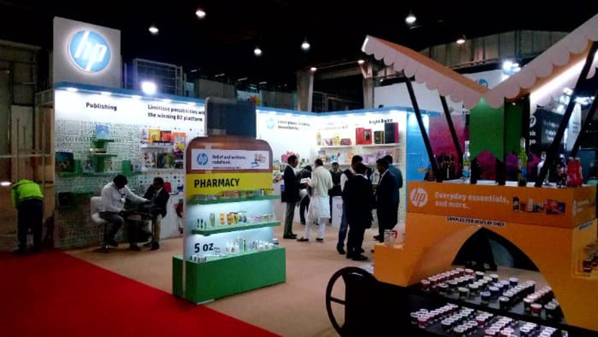 HP Indigo 12000 & 7900 Photo Version Digital Press on Display At Print ...