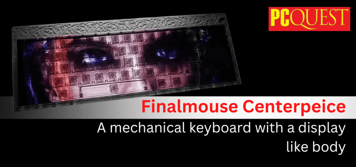 Finalmouse Centerpiece: A mechanical keyboard with a display-like body
