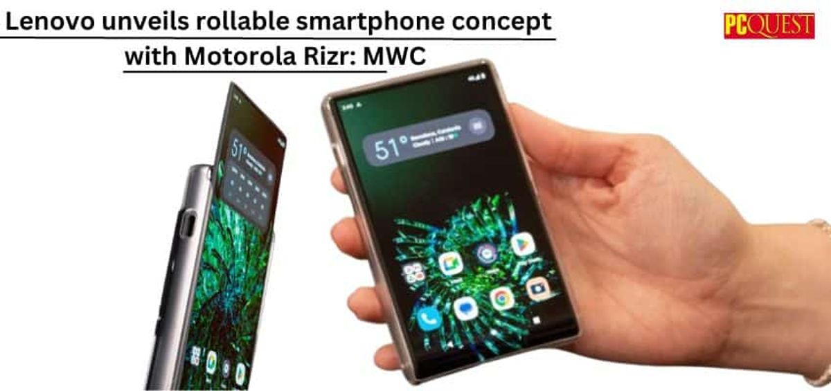 Lenovo Unveils Rollable Smartphone Concept with Motorola Rizr: MWC