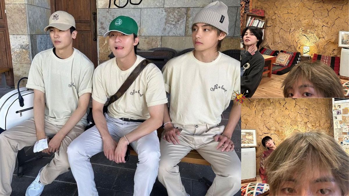 BTS' V Enjoys Quality Time with Wooga Squad and BTS Members