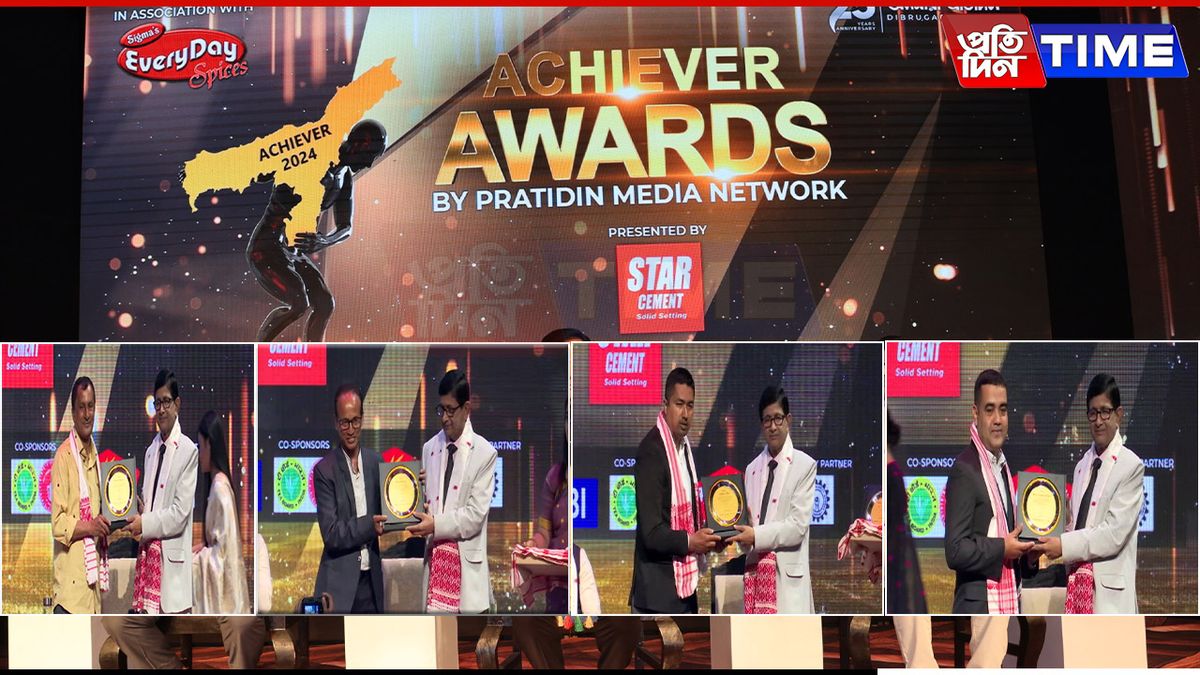 Four Pratidin Group Journalists Honoured at Achiever Awards 2024