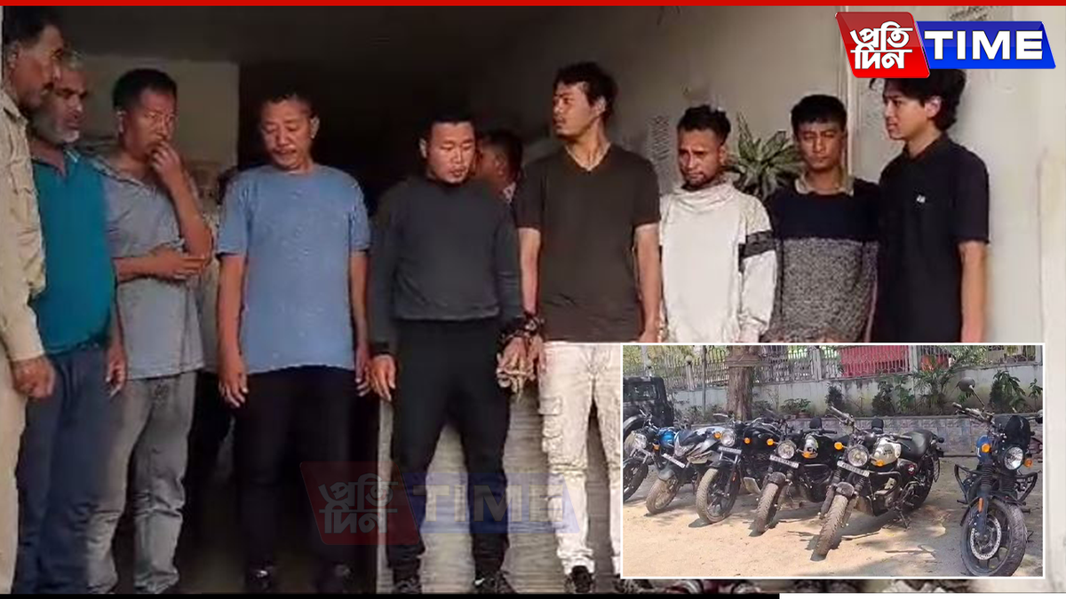 Manipur-Based Gang Busted in Assam's Vehicle Theft Racket, 11 Arrested