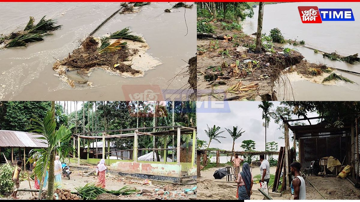 Erosion Displaces Dozens in Assam’s Chenga; 300 Families at Risk